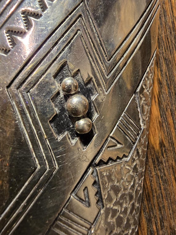 Alvin and Lula Begay Navajo designer sterling silver … - Gem