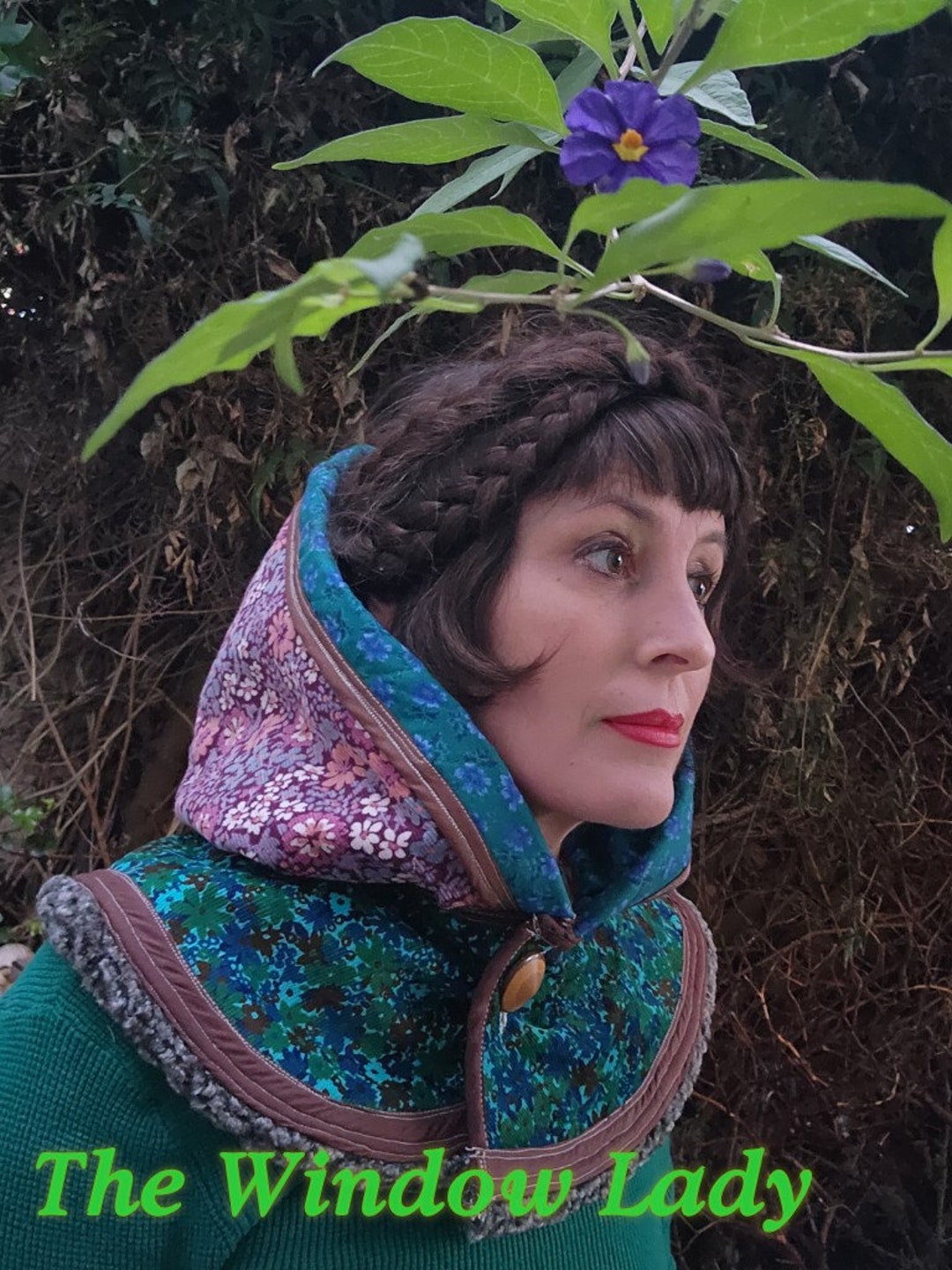 The Window Lady Patchwork Upcycled Cape Capelet Ooak Cozy Boho Designer ...