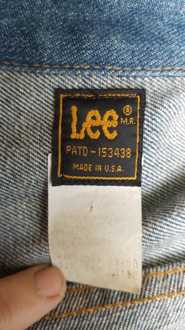 60s 70s Lee Denim Jean Jacket Made in the USA Chest 42 | Etsy