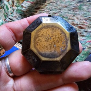Art Deco Tri Fold Rare Compact Octagon Antique Vintage Seventeen ...