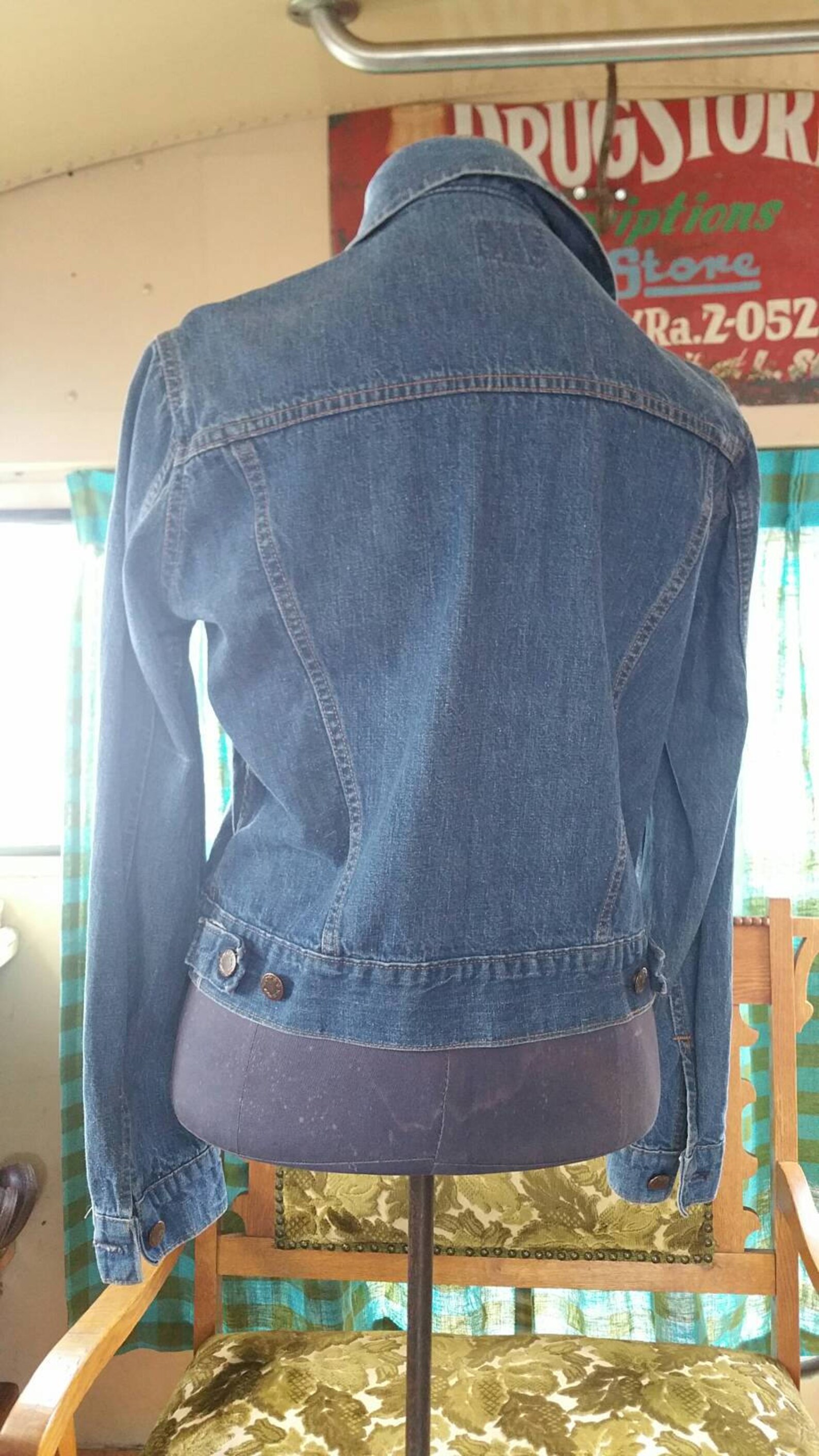 70s 1970s Denim Jean Jacket Jc Penney Western Rockabilly - Etsy