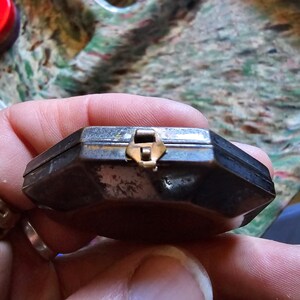 Art Deco Tri Fold Rare Compact Octagon Antique Vintage Seventeen ...