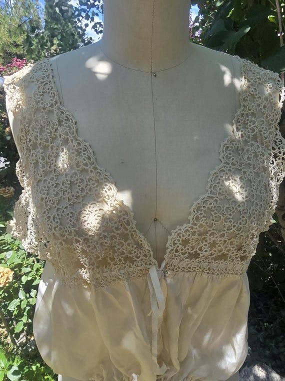 Antique Corset Cover Edwardian victorian Camisole ta… - Gem
