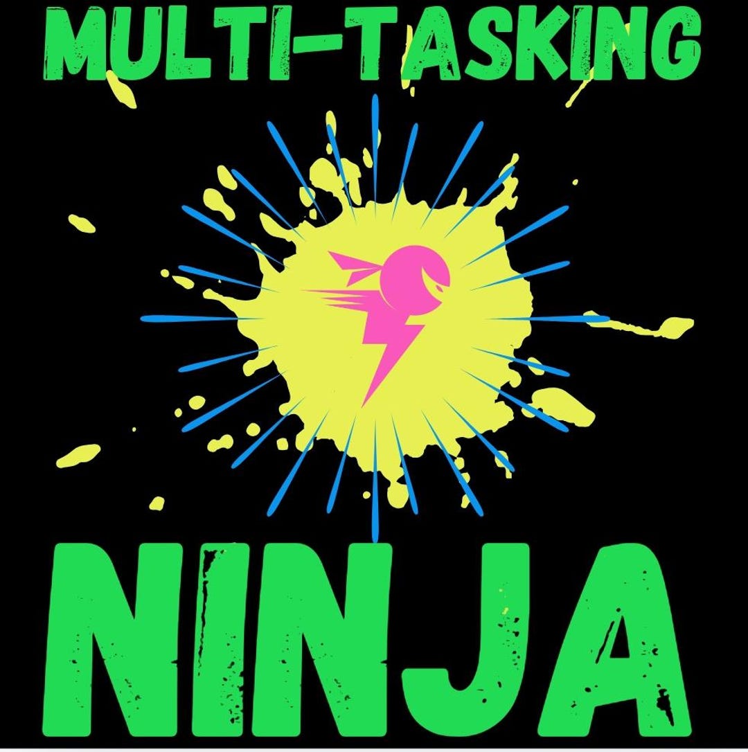 Multi-tasking Ninja PNG - Etsy