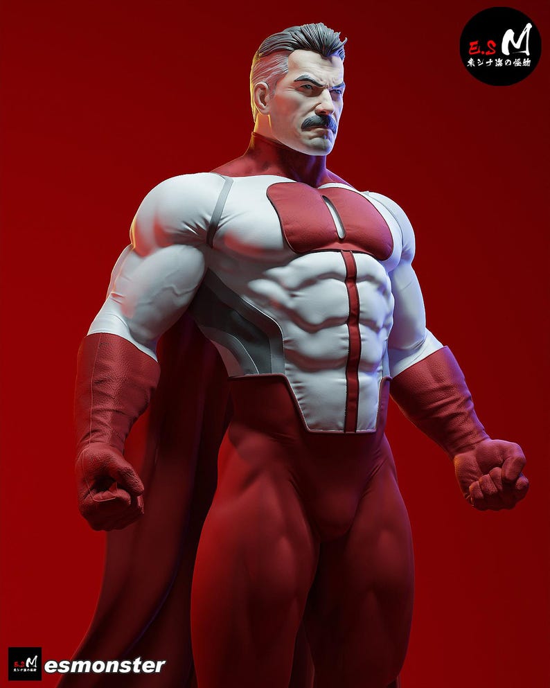 Omni-man 3d Printed Model Statue by E.S. Monster - Etsy Australia