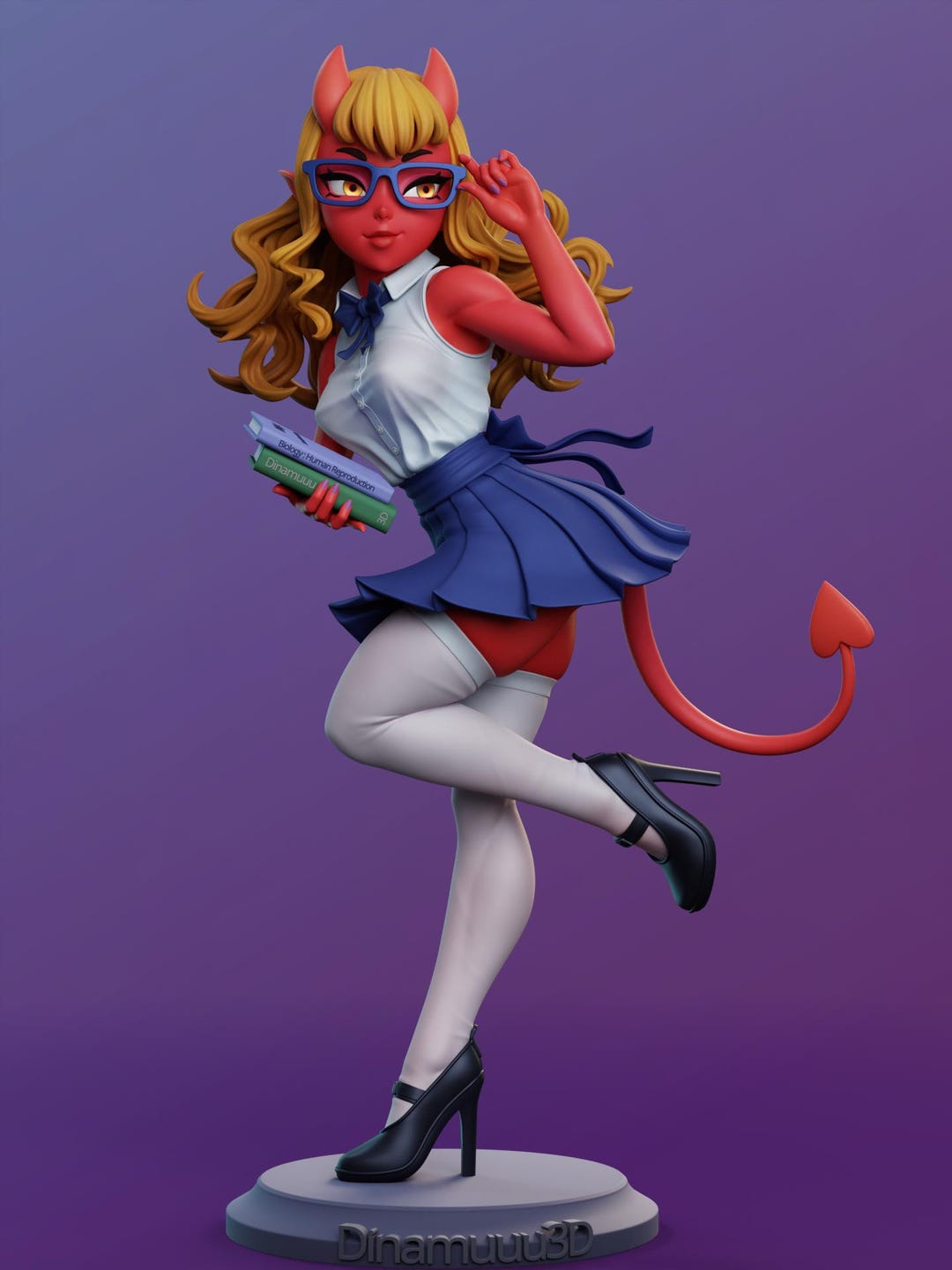 Meru Succubus Demon 3d Printed Model by Dinamuuu3d - Etsy UK