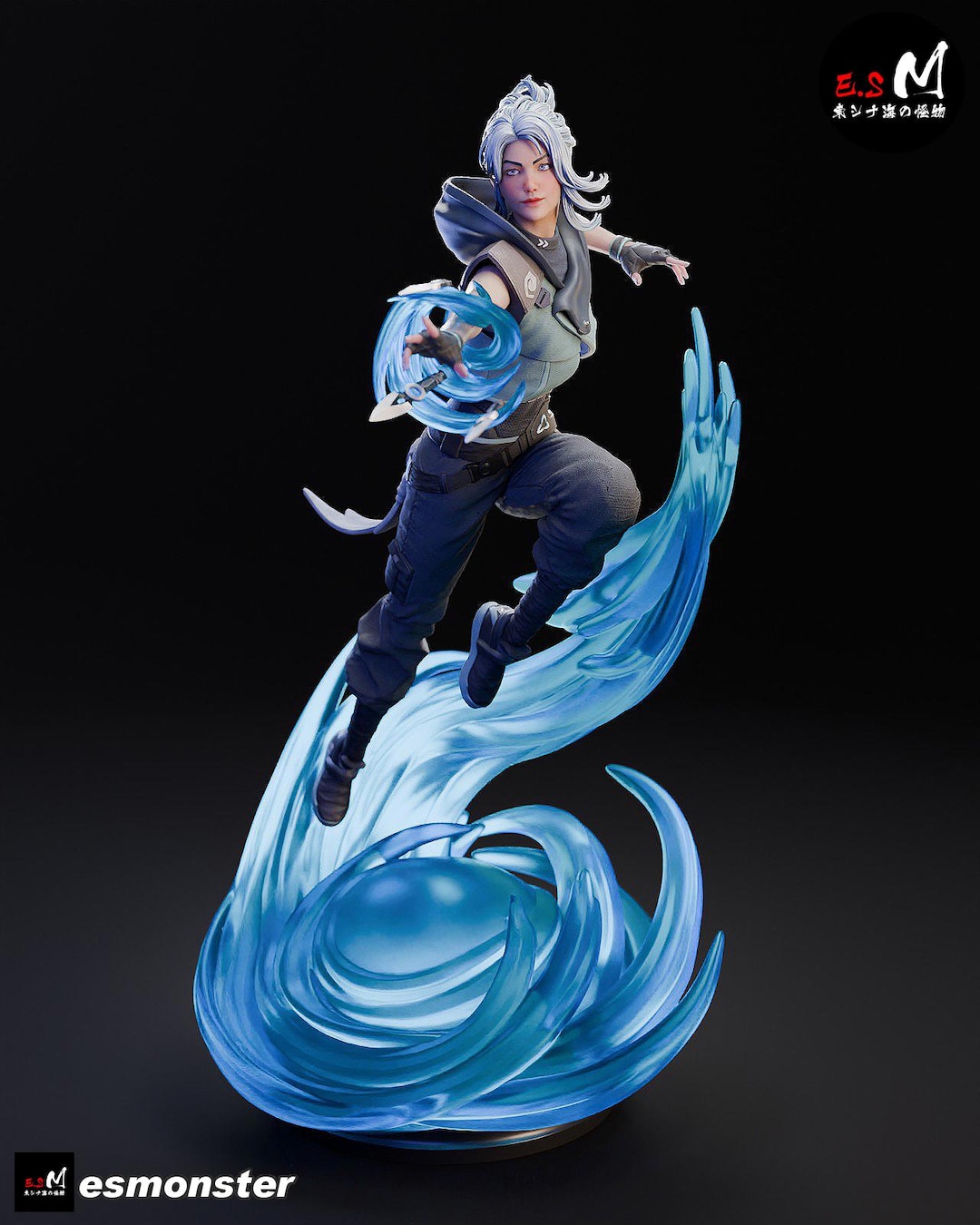Jett From Valorant 3d Printed Model by E.S. Monster - Etsy Australia