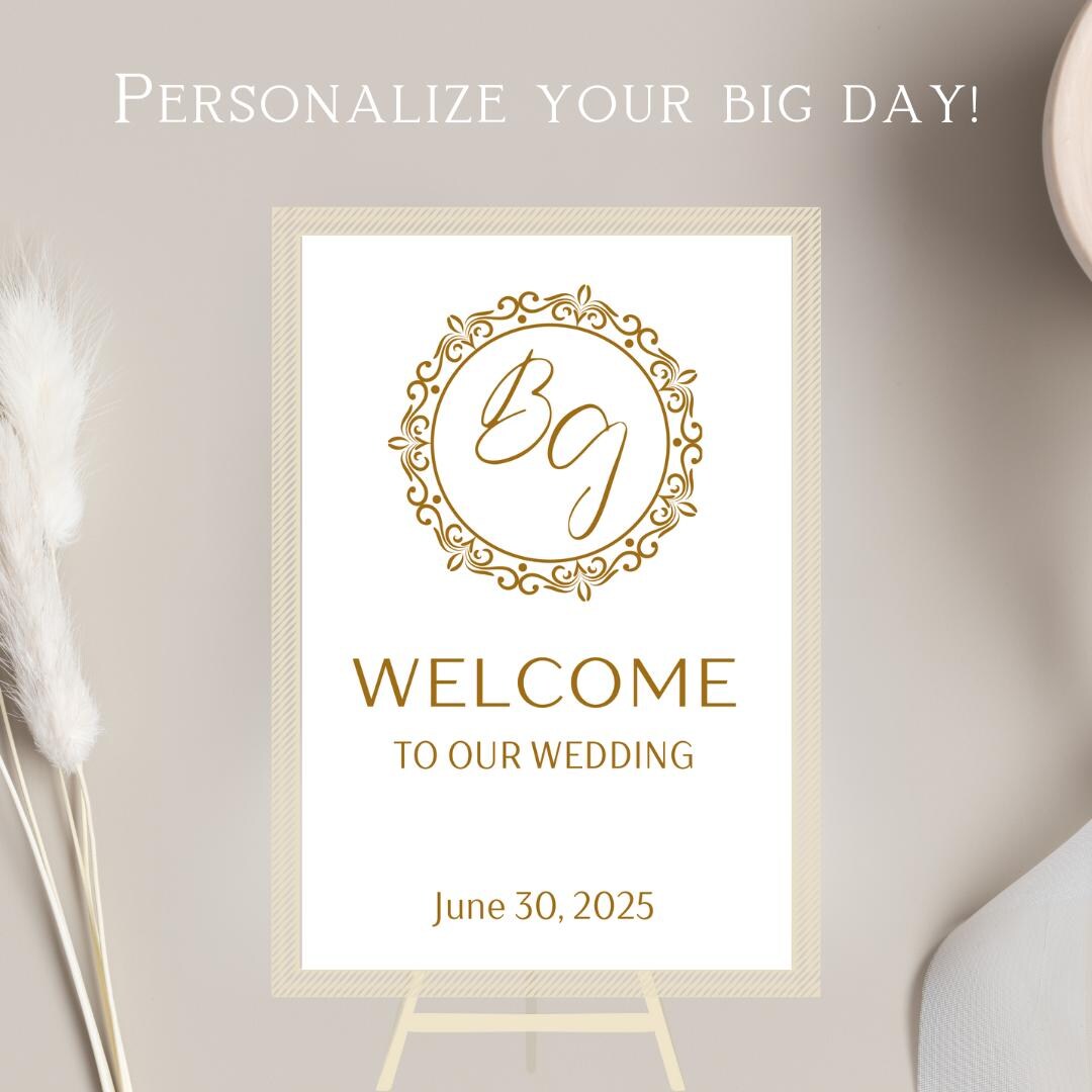 Wedding Welcome Sign / Personalized Wedding Sign / Wedding Welcome Wign ...