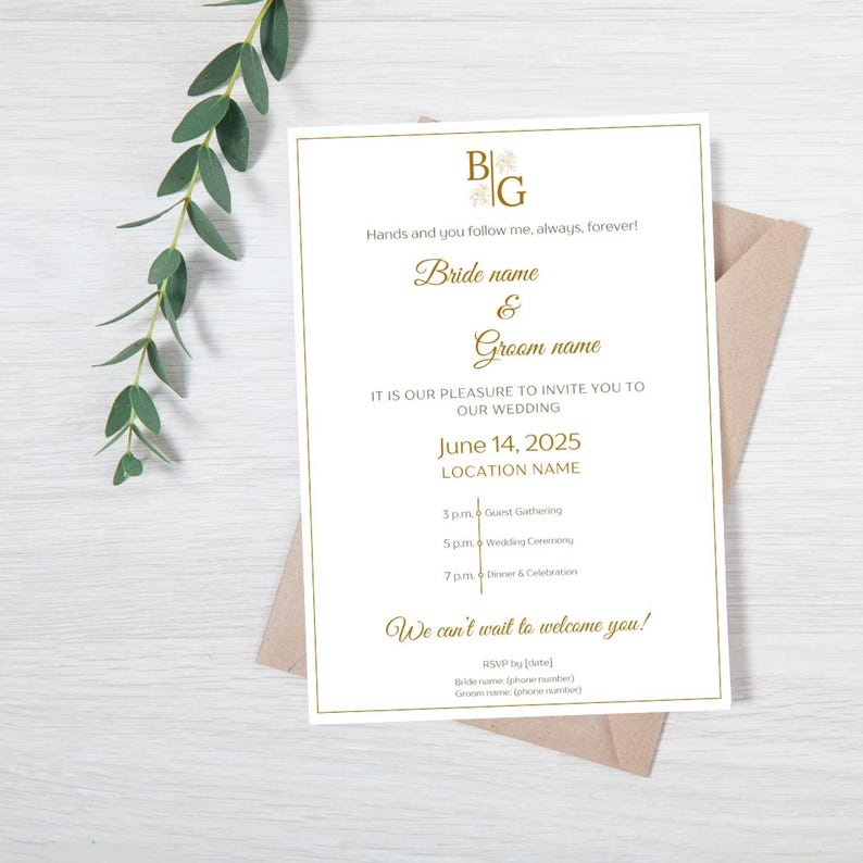 Canva Wedding Invitation Templates / Editable Wedding Invitations Canva ...