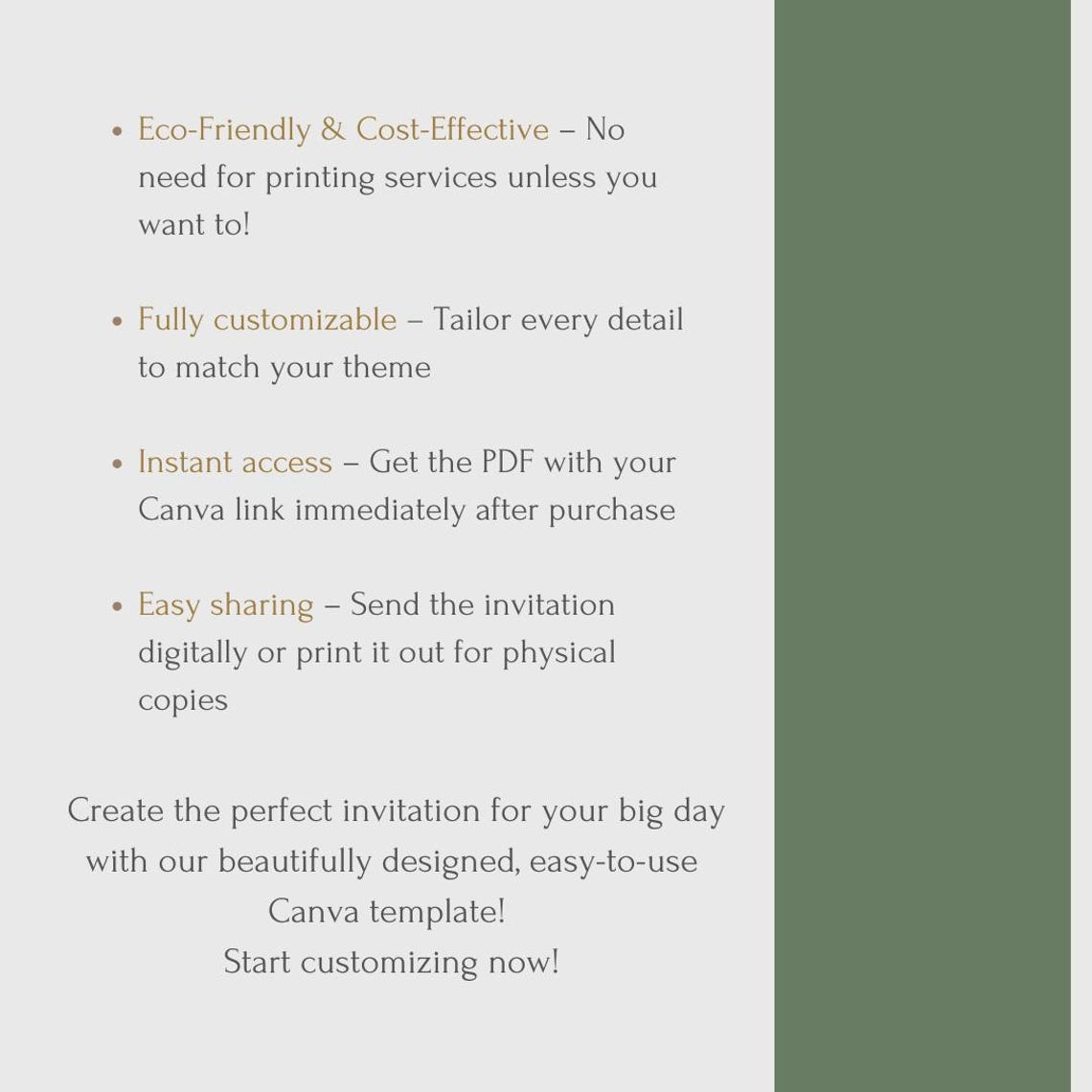 Canva Wedding Invitation Templates / Editable Wedding Invitations Canva ...