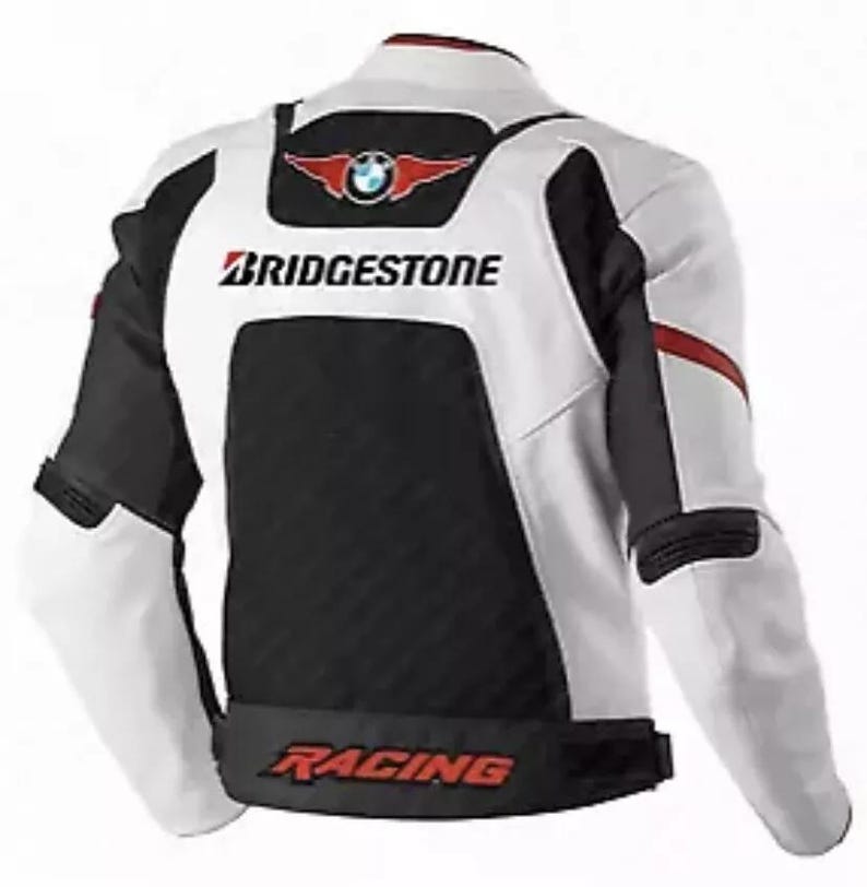 BMW New Men Motorbike Leather Jacket Motorcycle Bikers Racing Sports ...