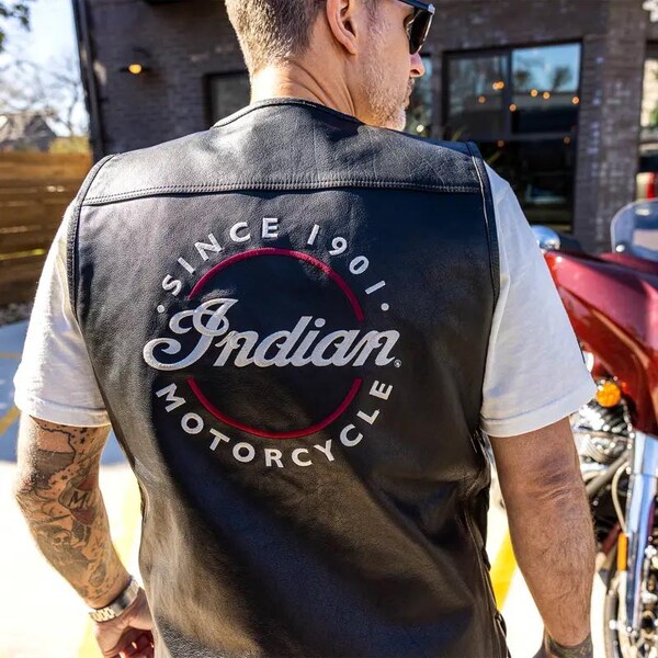Indian Motorcycle Vest - Etsy