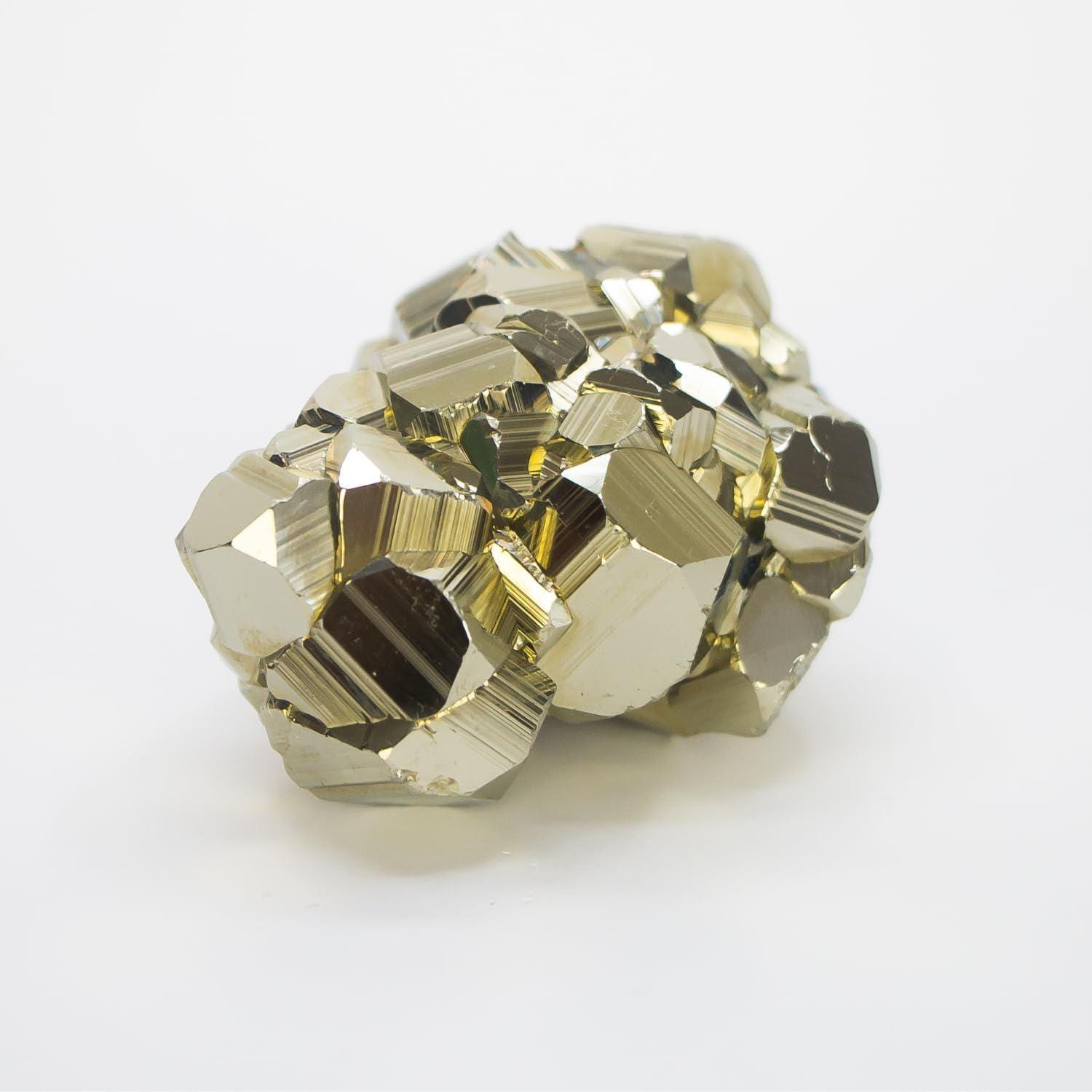 Natural Pyrite Crystal From Peru - Brilliant Cubic, Octahedral or ...