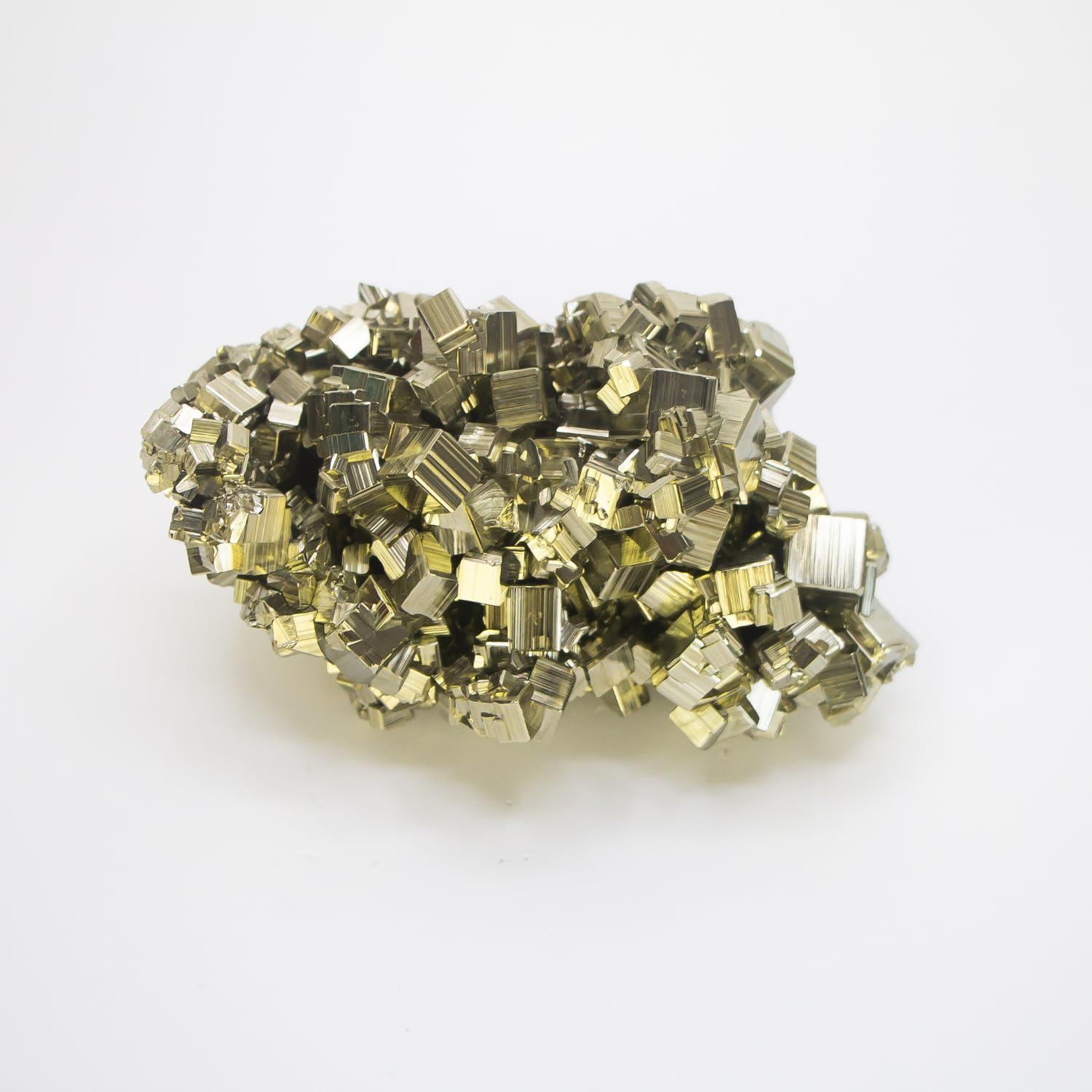Natural Pyrite Crystal From Peru - Brilliant Cubic, Octahedral or ...