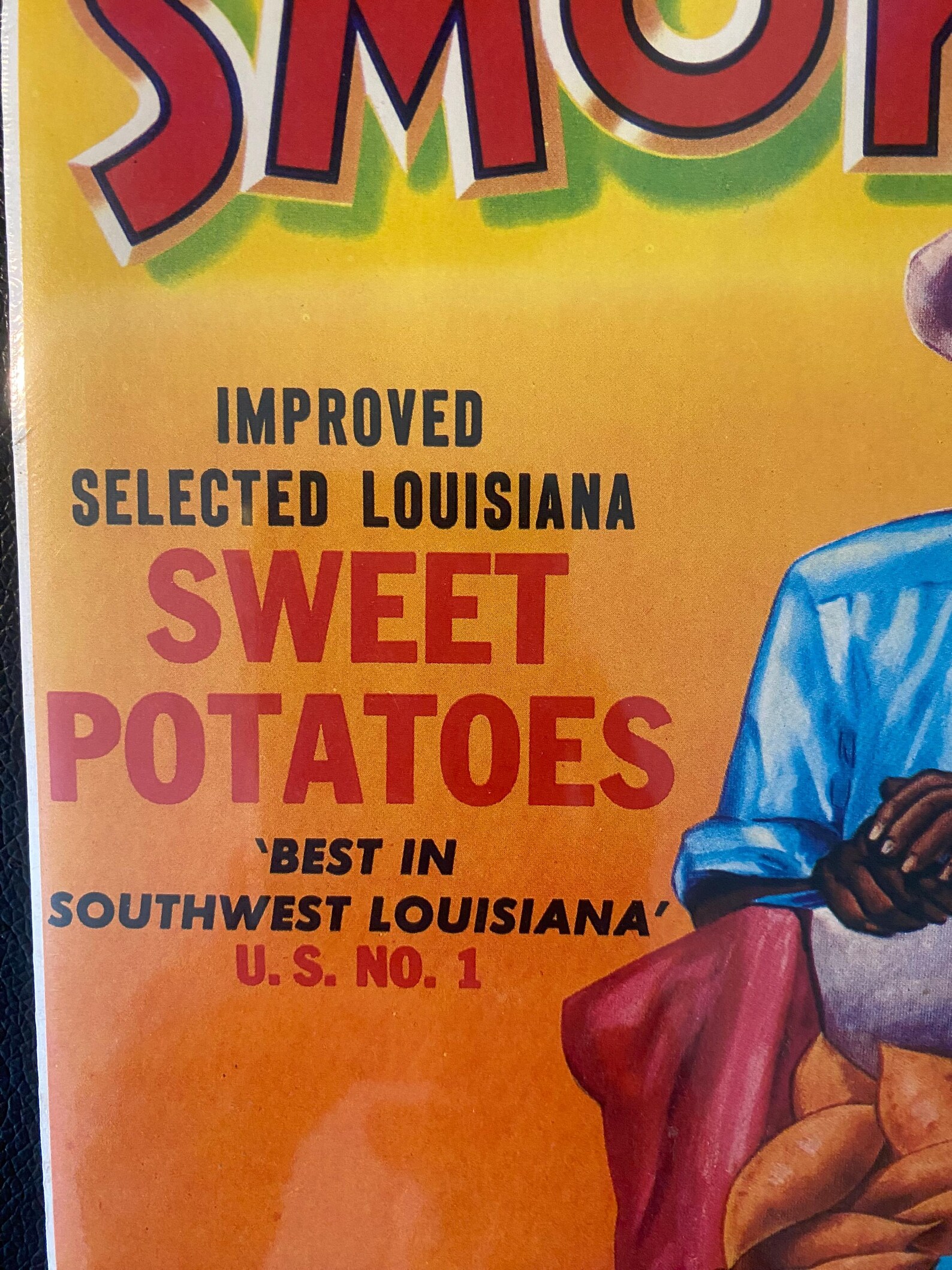 1960s Smoky Jim's Sweet Potatoes Crate Label - Etsy