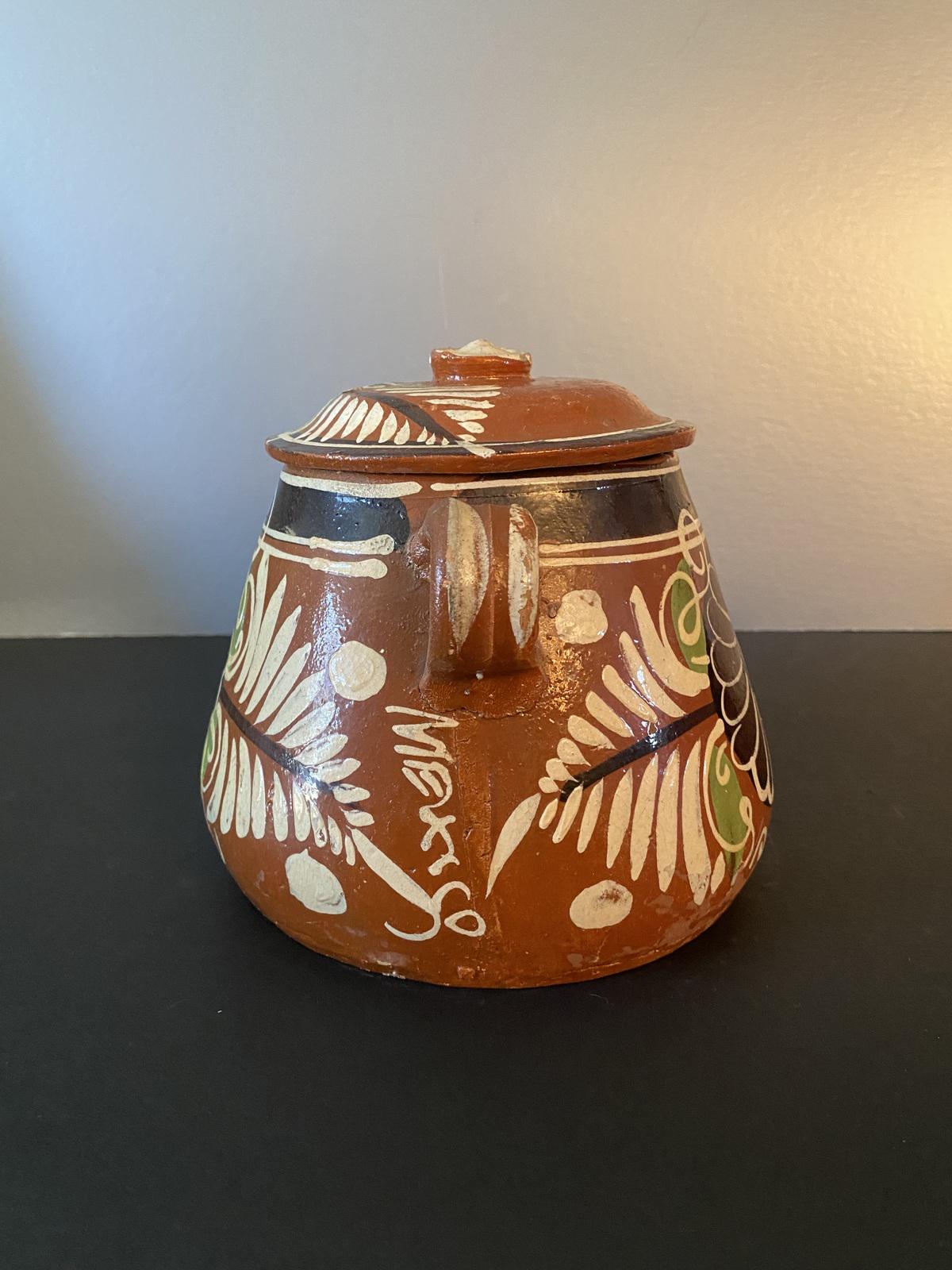 Large Antique Mexican Terracotta Food Pot 1960's - Etsy