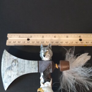 Beautiful Tomahawk "season of the Wolf" by AI Agnew - Etsy