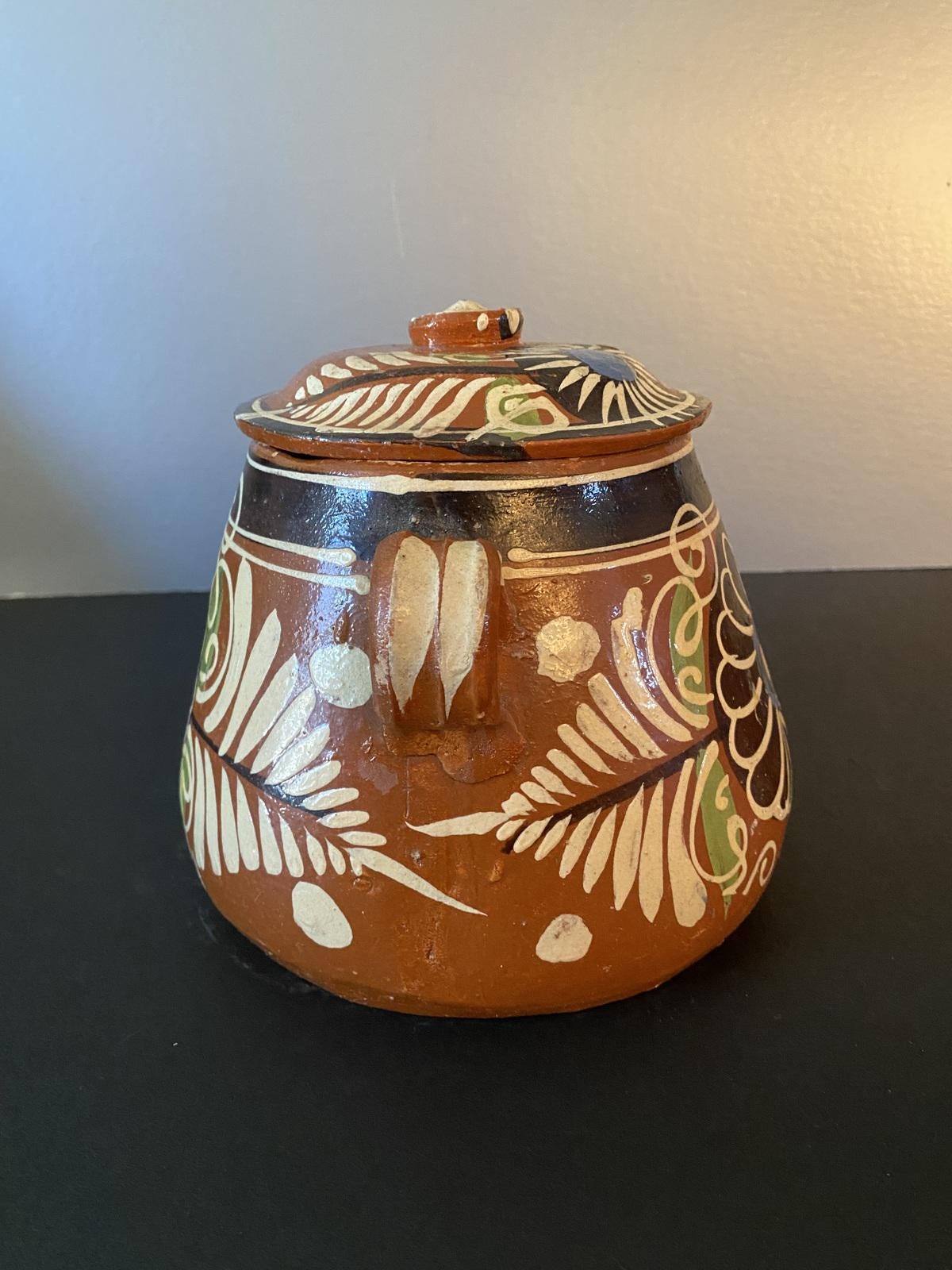Large Antique Mexican Terracotta Food Pot 1960's - Etsy
