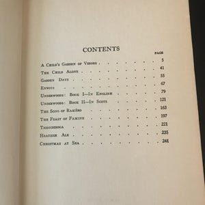 A Childs Book of Verses First Edition Robert Louis Stevenson 1930! - Etsy