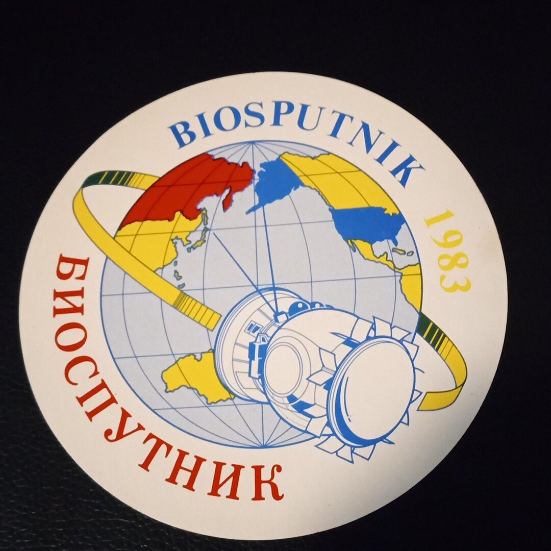 1983 NASA Soviet Union Joint Space Project Bio Sputnik Commemorative ...