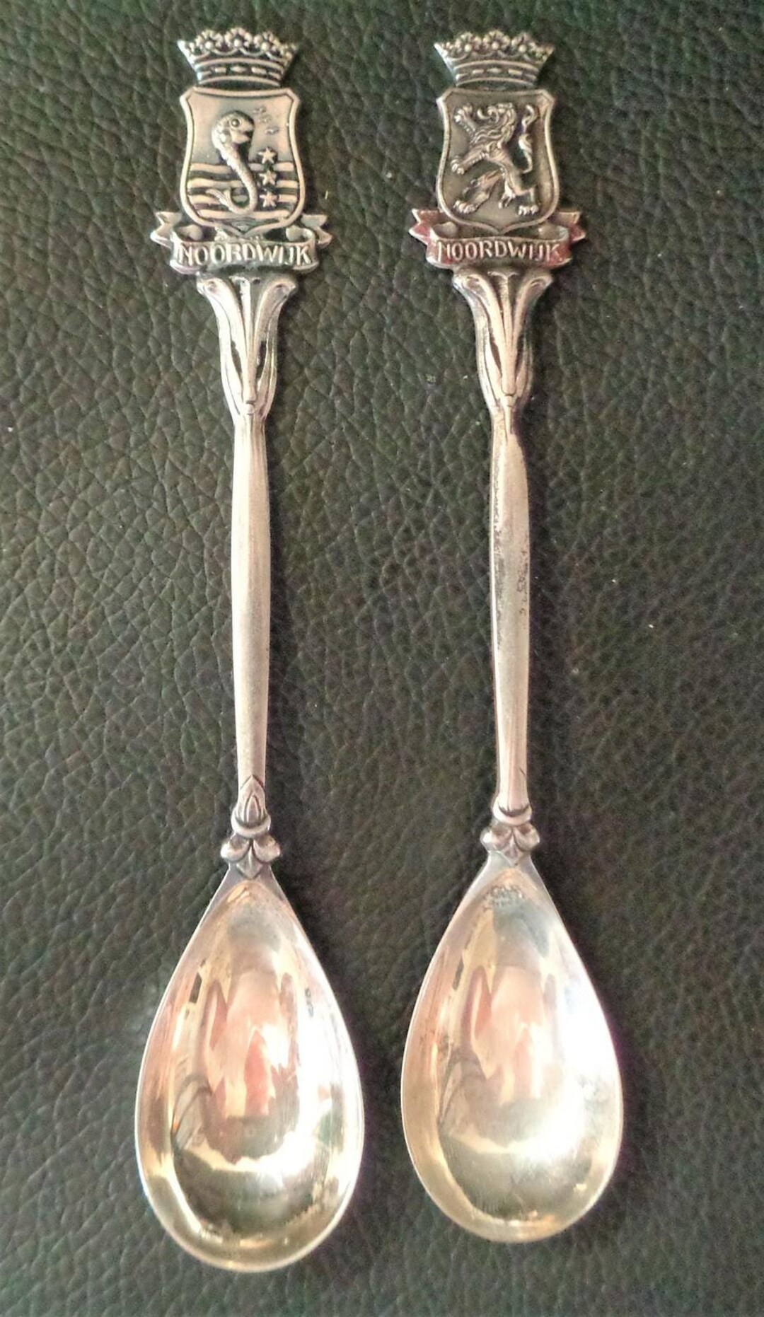 Two Antique Dutch Royal Family Crest Sterling Spoons - Etsy