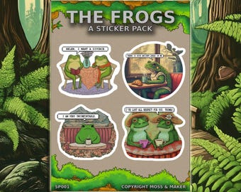 The Racoons A Moss & Maker Sticker Pack - Etsy