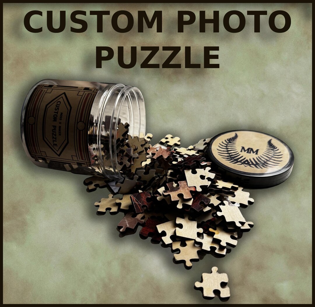Custom Wooden Photo Puzzle - Etsy