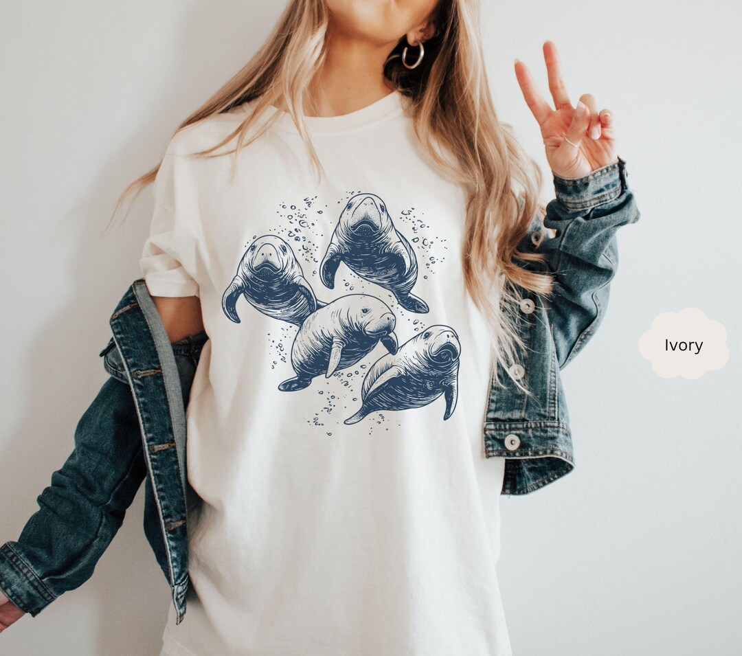 Manatee Manatee Shirt Save the Manatees Oceancore Manatee Shirts ...
