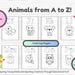 Printable Kids Alphabet Animal Coloring Book | Fun & Educational ...