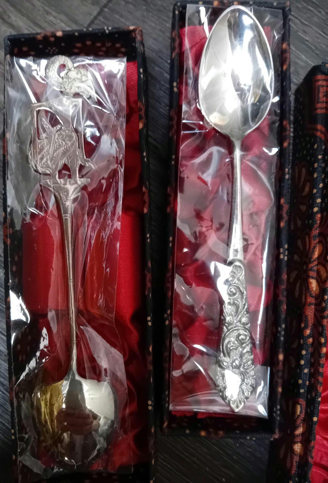 A Set of Ten Very Cute Wayang Themed Indonesian Silver Spoons and ...
