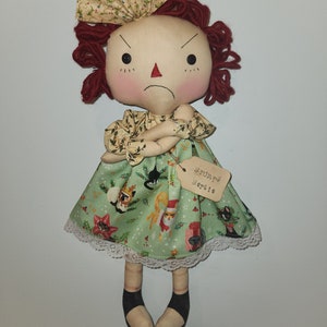 Grumpy Cat Grumpy Gertie Mad Face Doll Arms Crossed, Grumpy Cat ...