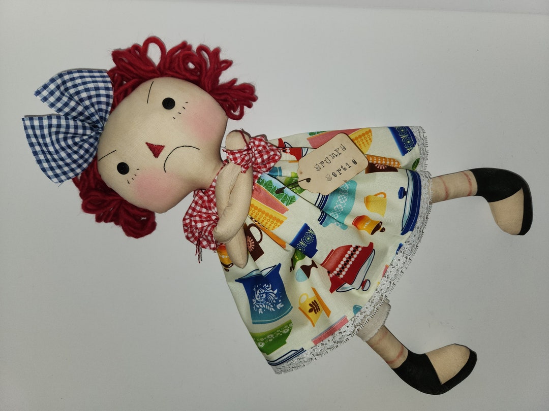 Grumpy Gertie Mad Face Doll Arms Crossed in Vintage Pyrex - Etsy