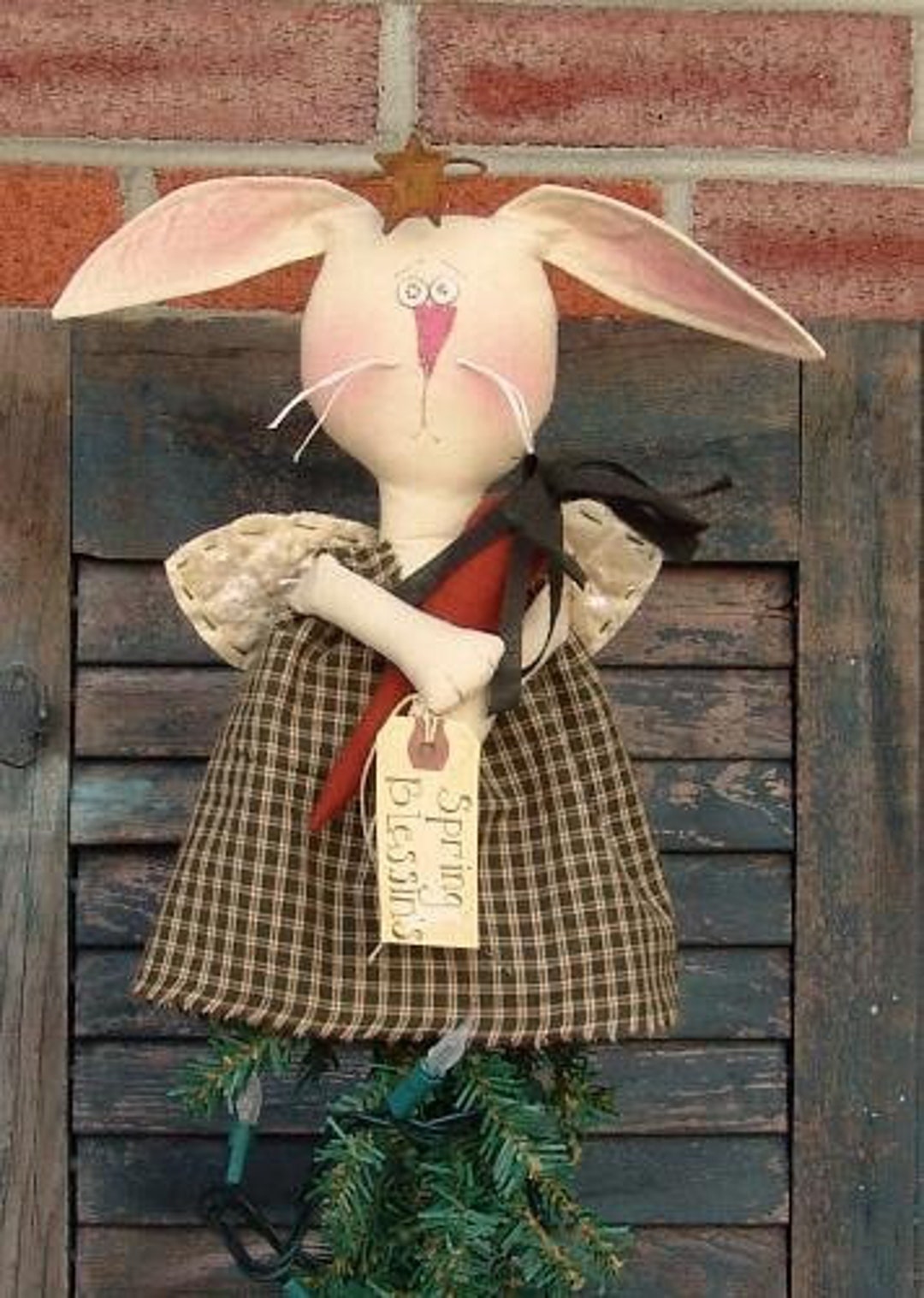 Easter Tree Bunny Topper and Nodder Pattern, Easter Spring Rabbit ...