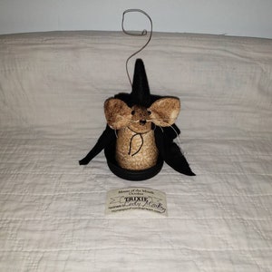 Primitive Country Halloween Witch Mouse for October Mouse of - Etsy