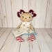 Primitive Bunny Cloth Doll Pattern, Primitive Grungy Bunnies Pattern ...
