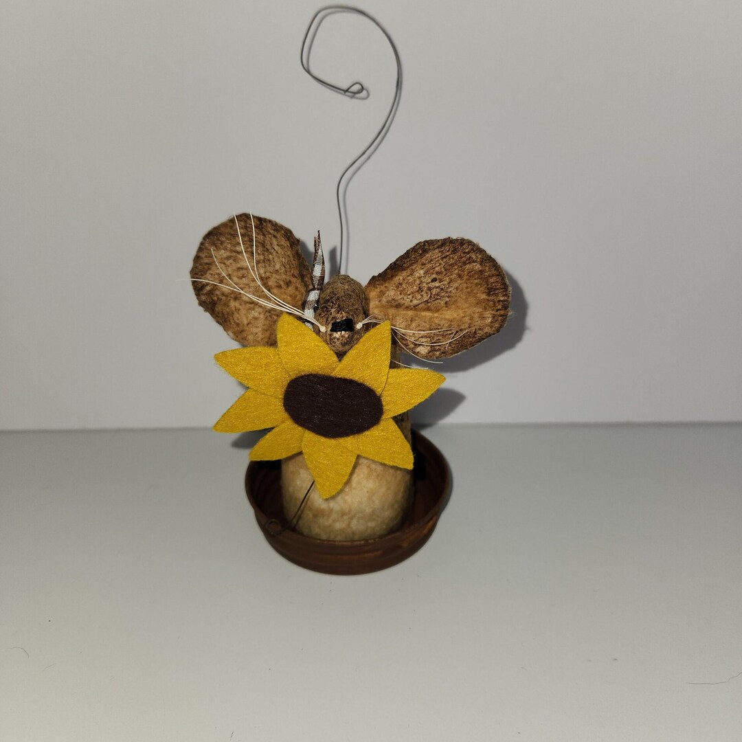 Primitive Sunflower Mouse Mouse of the Month Club - Etsy