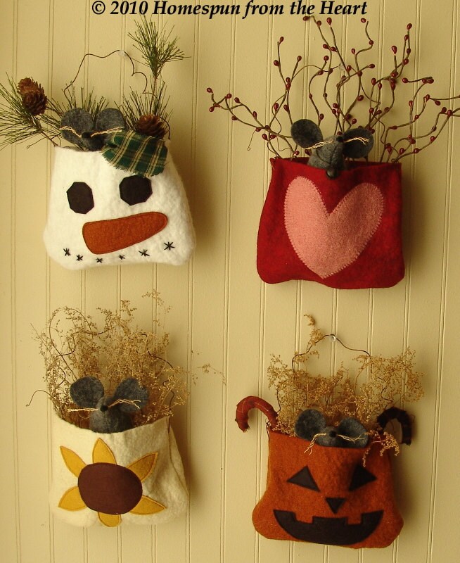 Primitive Mouse Pattern Halloween Mouse Pattern in Snowman - Etsy