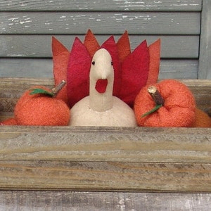 Thanksgiving Turkey Sewing Pattern, Homespun From the Heart Patterns ...