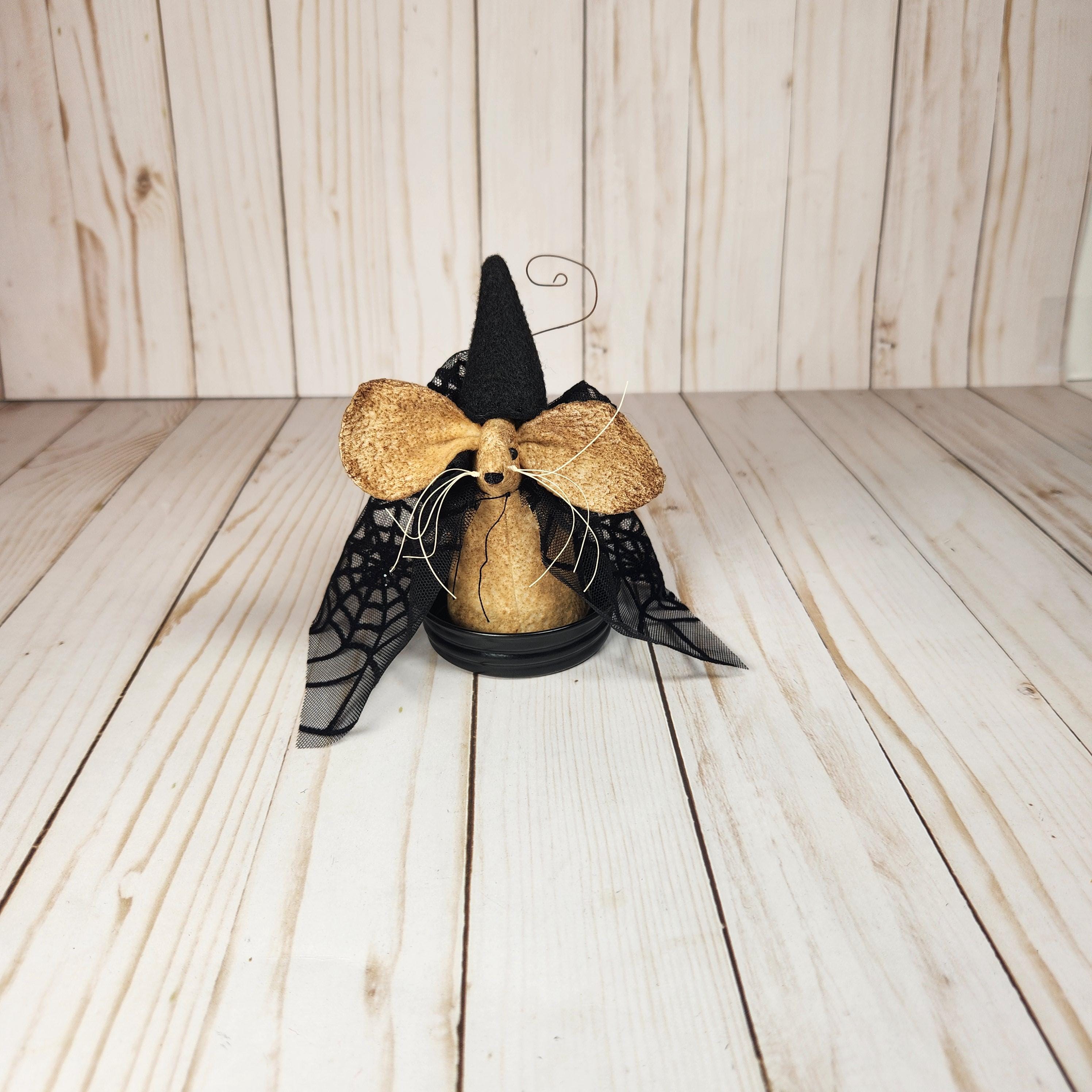 Primitive Country Halloween Witch Mouse, October Mouse of the Month ...