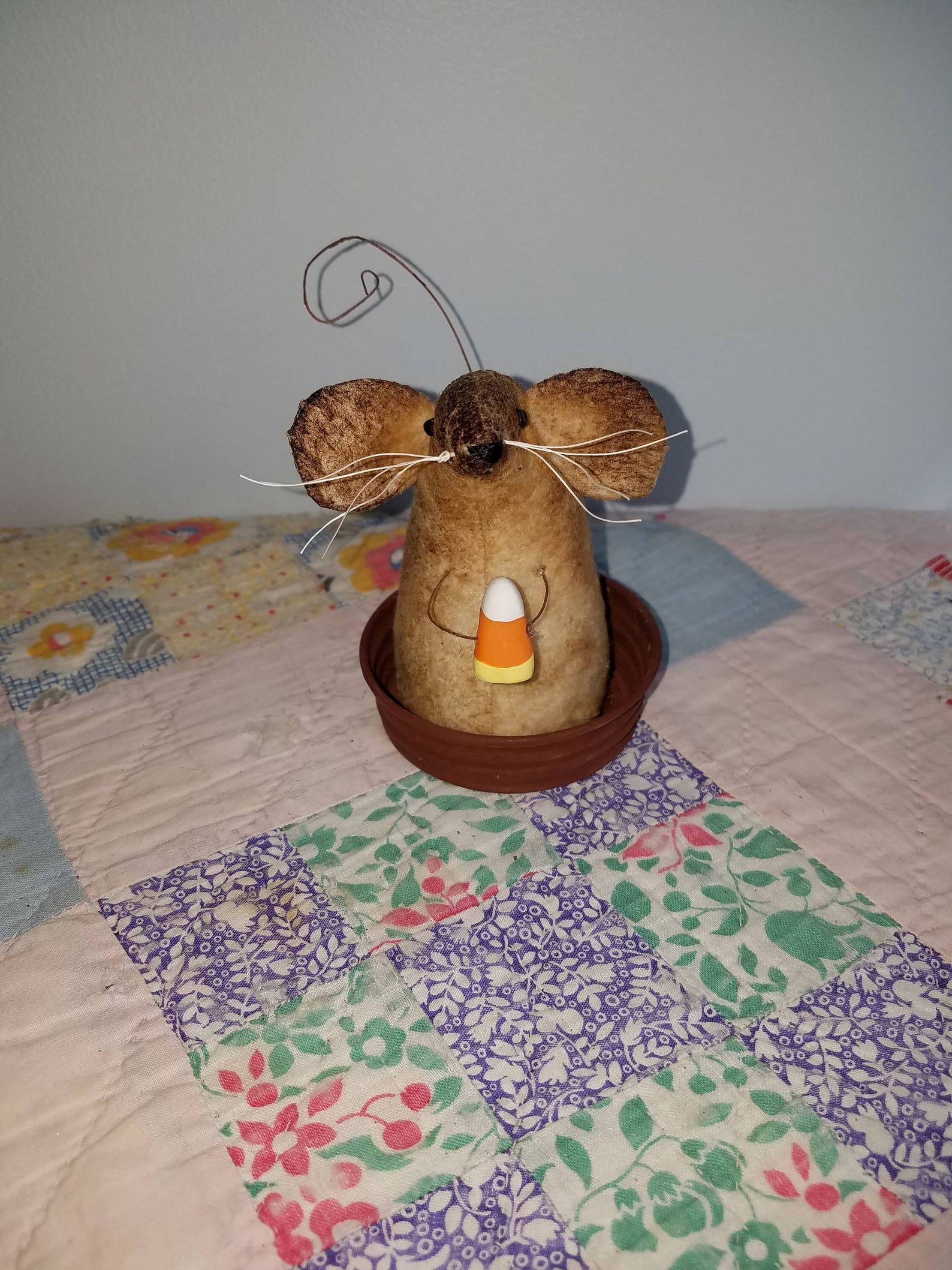 Primitive Candy Corn Mouse Halloween Mouse Harvest Mouse | Etsy