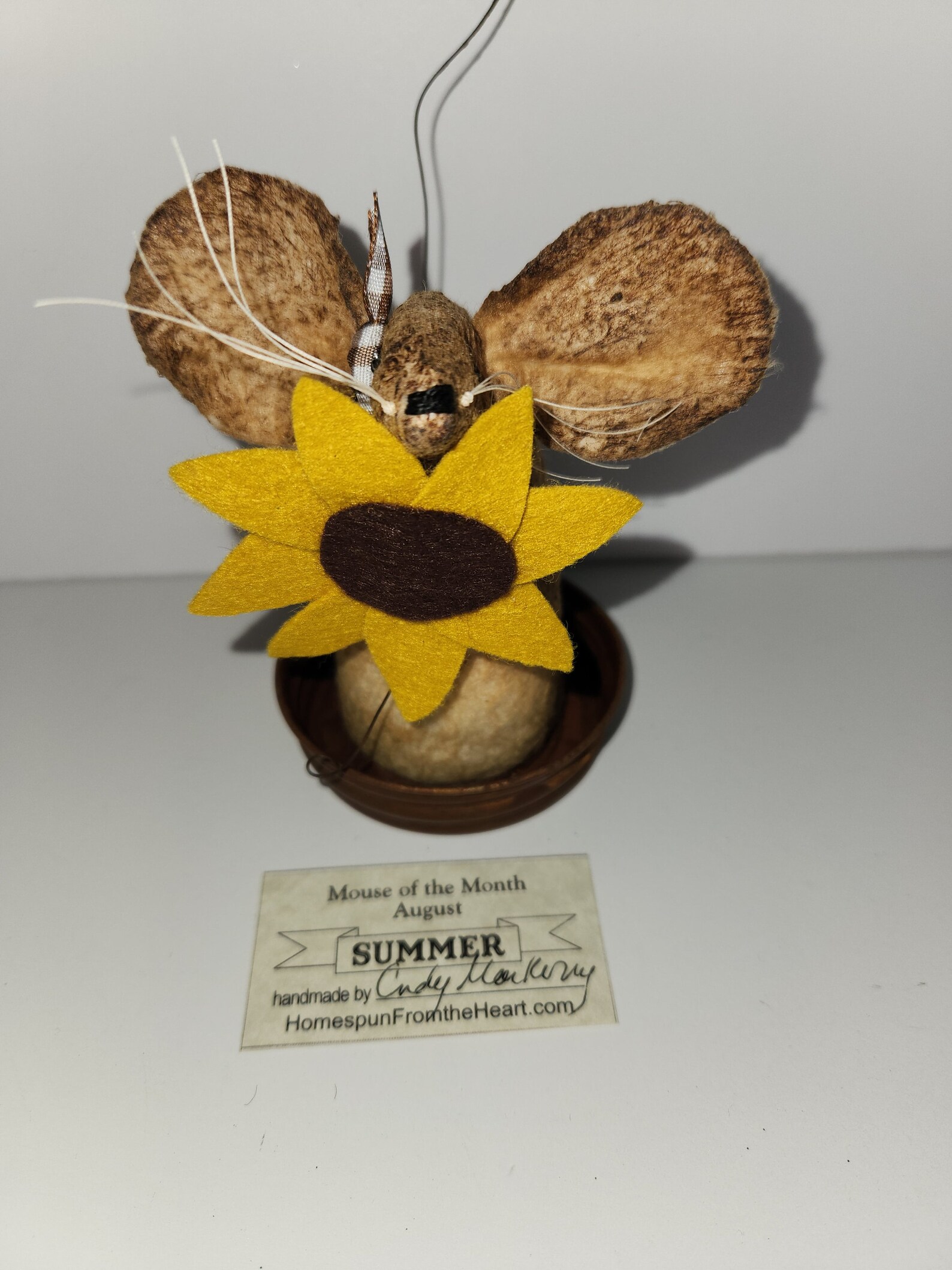 Primitive Sunflower Mouse Mouse of the Month Club - Etsy