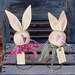 Easter Tree Bunny Topper and Nodder Pattern Easter Spring - Etsy