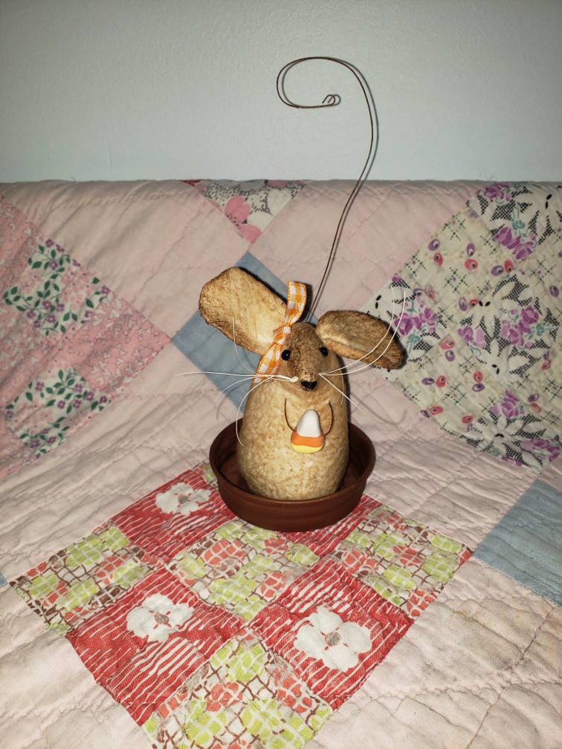 Primitive Candy Corn Mouse Halloween Mouse Harvest Mouse | Etsy