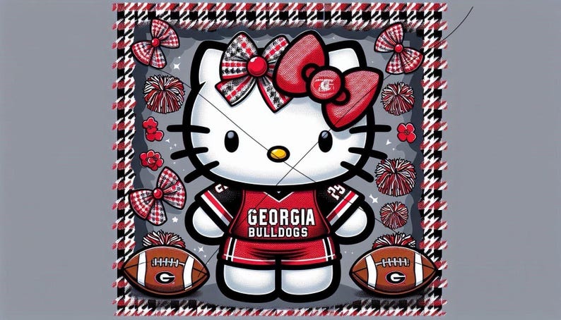 Tumbler Wraps, Hello Kitty, Georgia Bulldogs, Png - Etsy