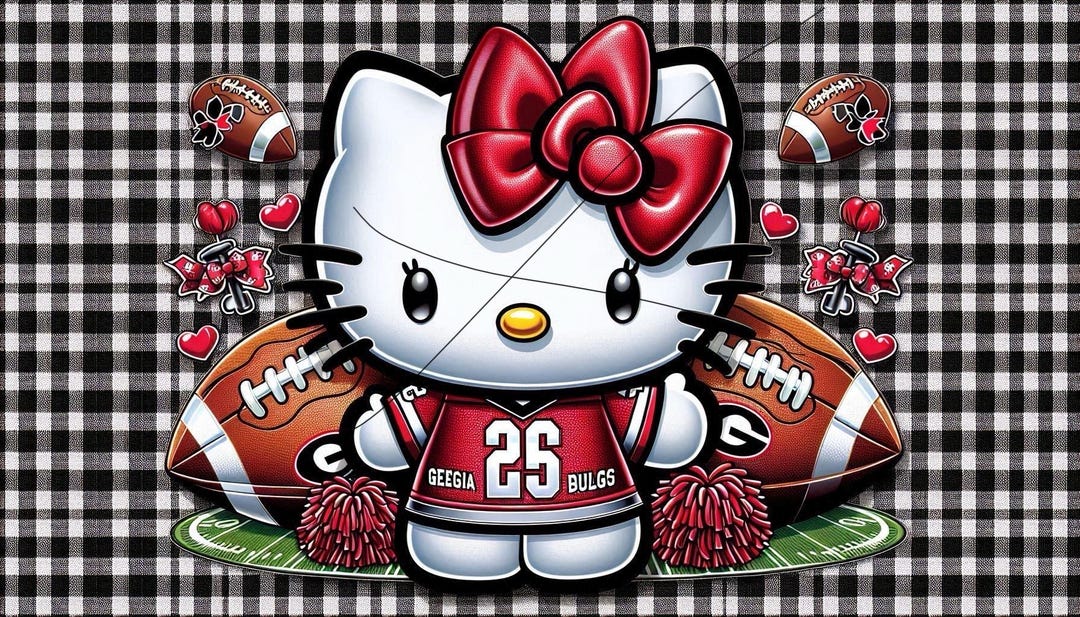 Tumbler Wraps, Hello Kitty, Georgia Bulldogs, Png - Etsy