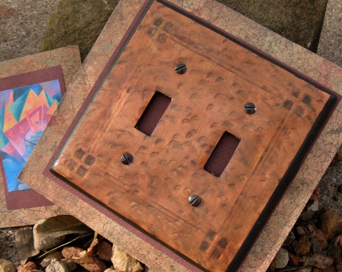 Mission Style Arts and Crafts Double Switch Plate - Etsy
