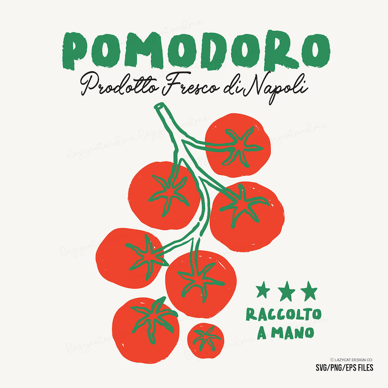 Tomato Hand Drawing - Etsy UK