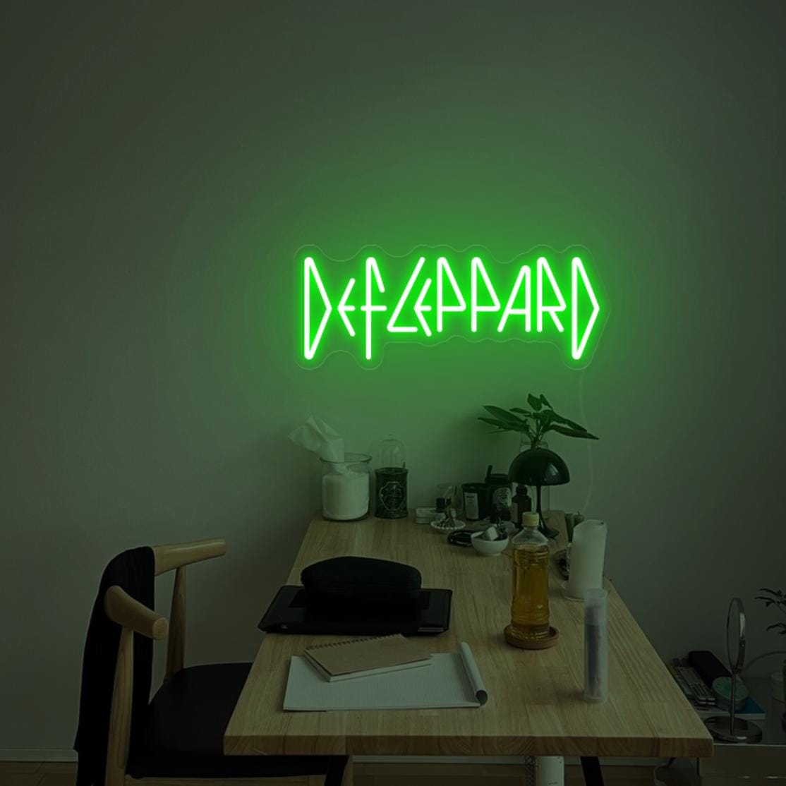 Rock Band Neon Sign, Music Wall Sign, Studio Wall Decoration, Music ...