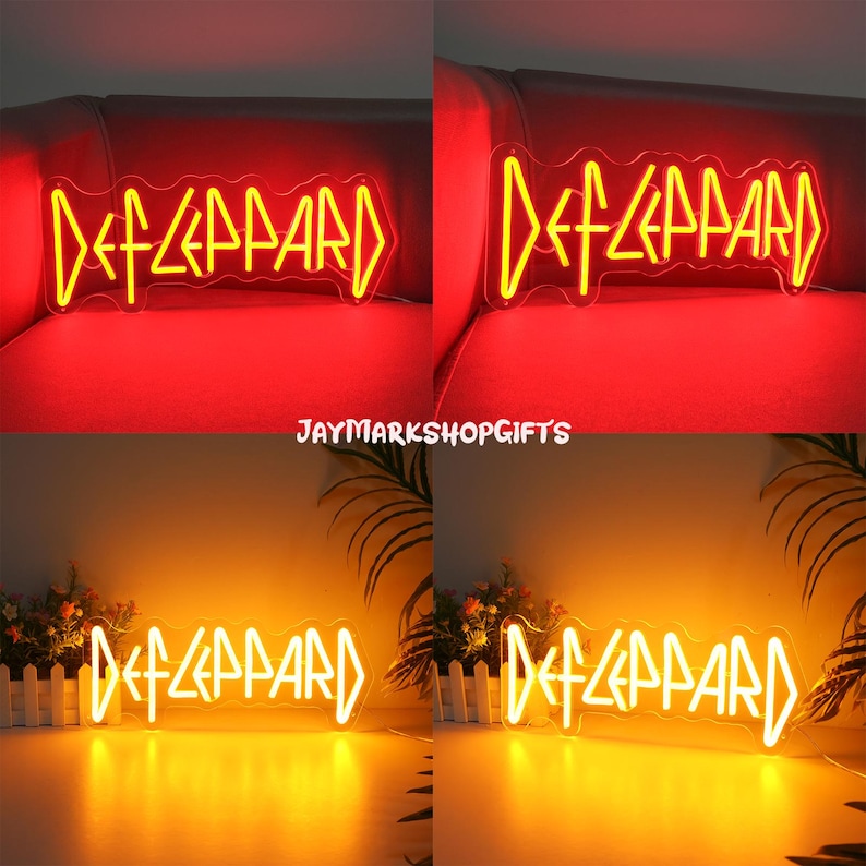 Rock Band Neon Sign, Music Wall Sign, Studio Wall Decoration, Music ...