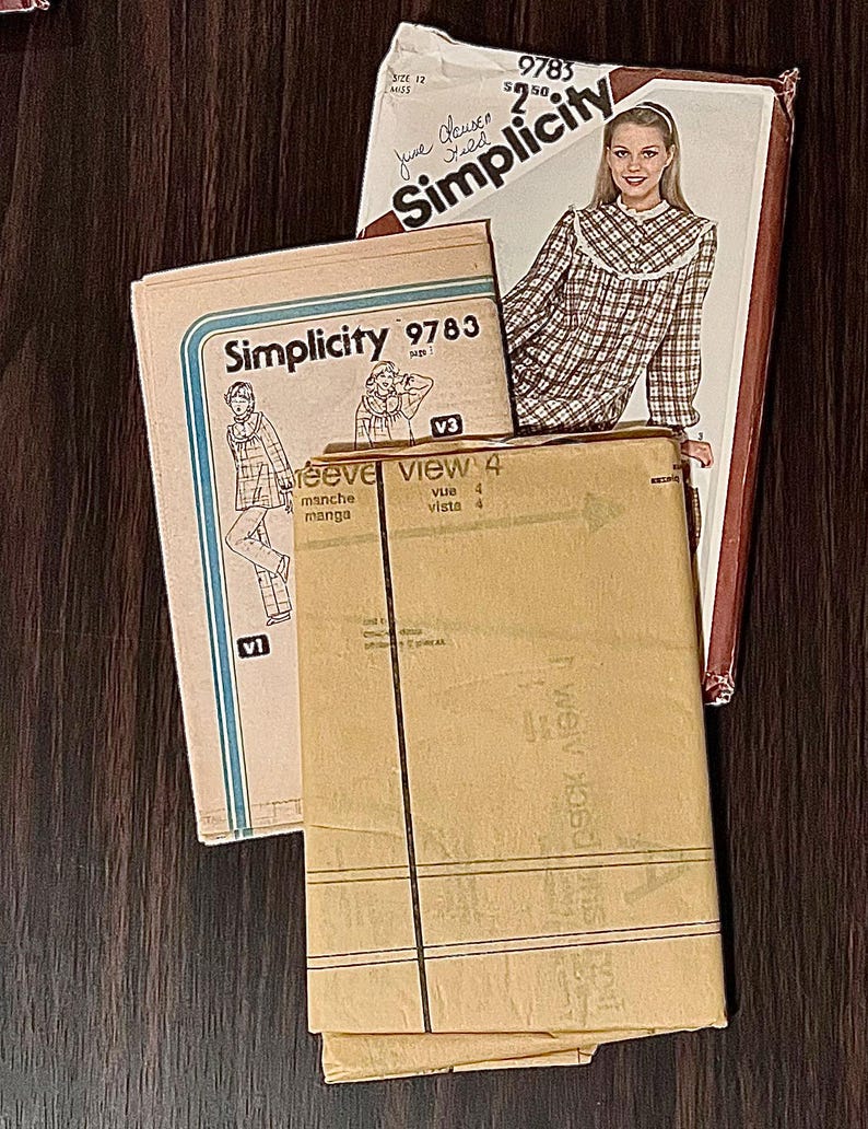 Vintage Simplicity 9783 Woman's Pajamas and Nightgown Sewing Pattern ...